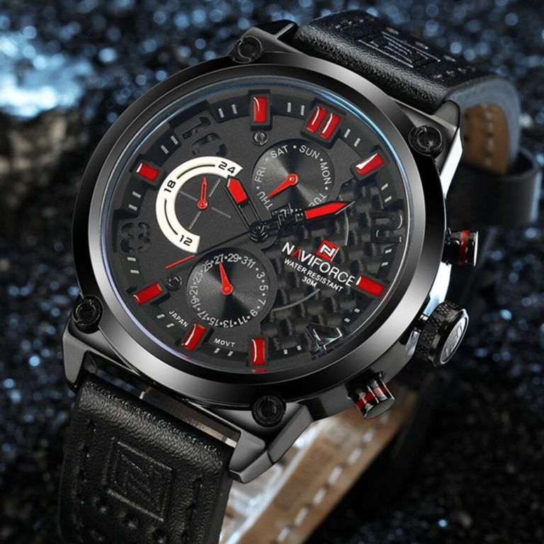 Naviforce Men’s Sleek Chronograph Classic Watch | KD Market